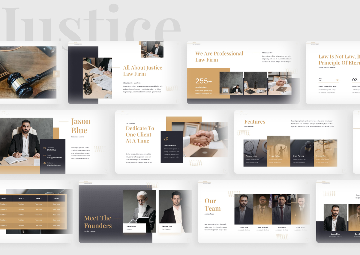 Justice - Law Keynote Presentation, Presentation Templates | GraphicRiver