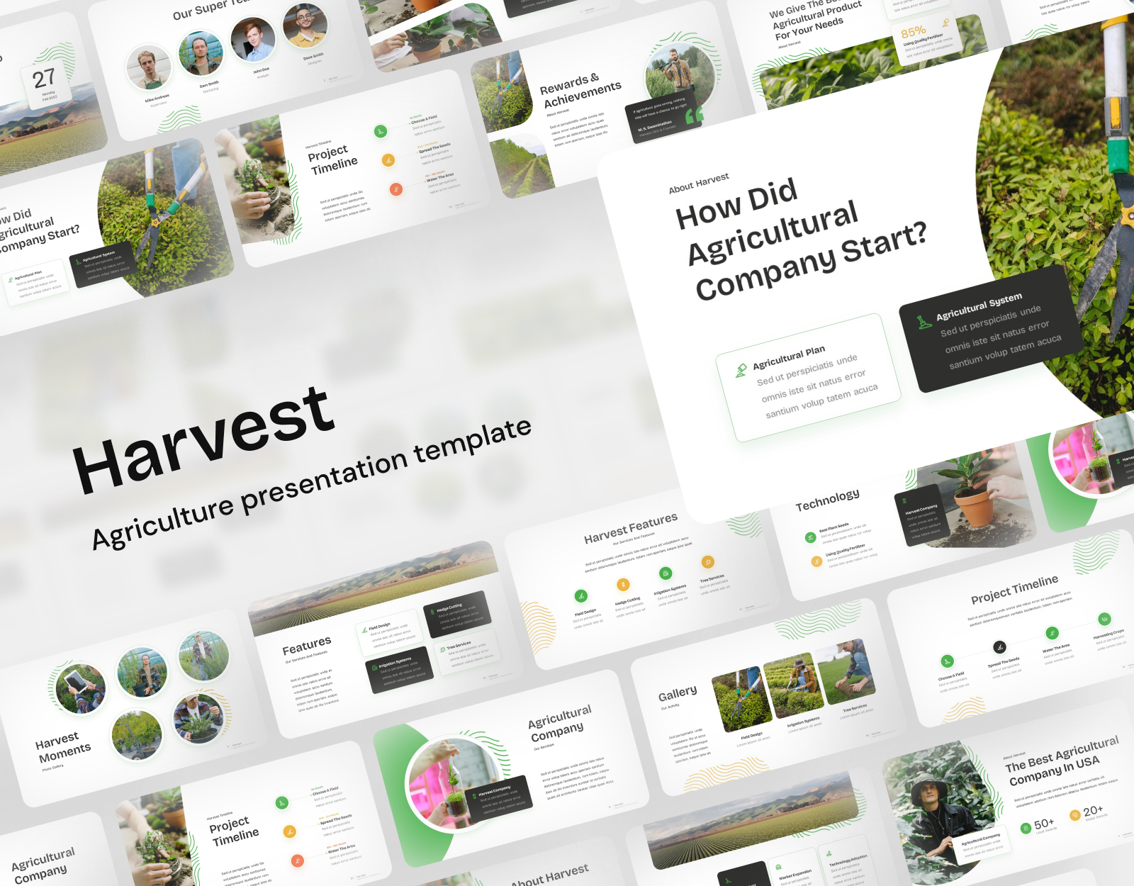 Harvest - Agriculture PowerPoint Presentation, Presentation Templates