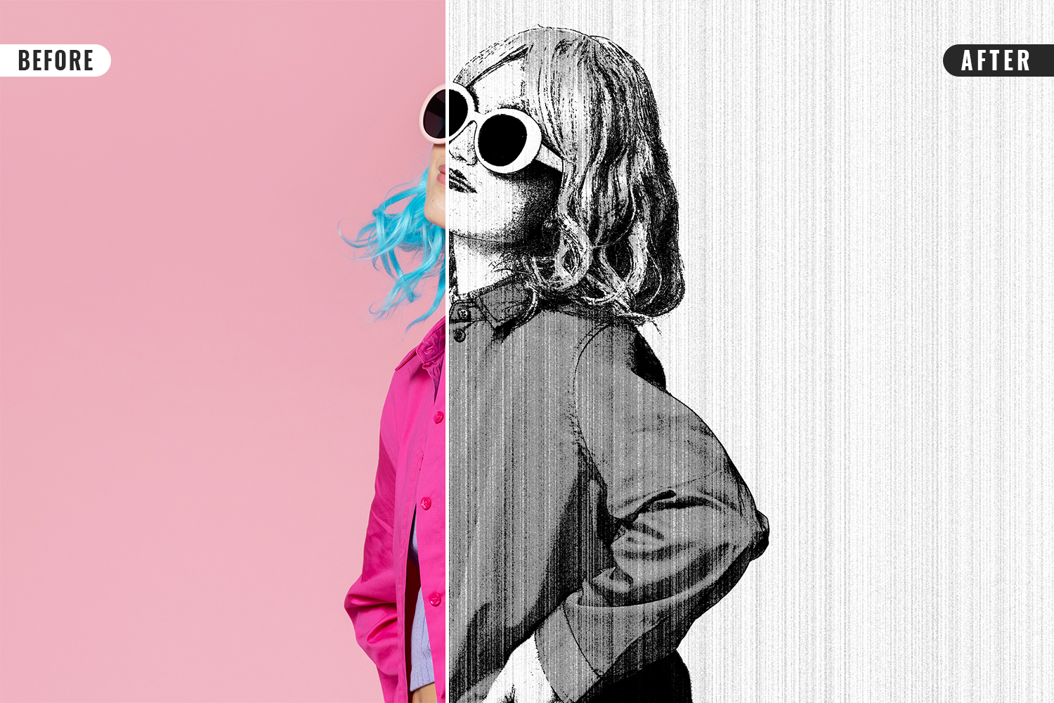 Demaged Copy Photo Effect, Add-ons | GraphicRiver