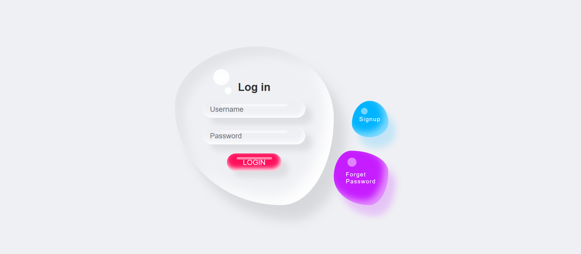 Water Droplet Login Form by navnneetjakhar | CodeCanyon