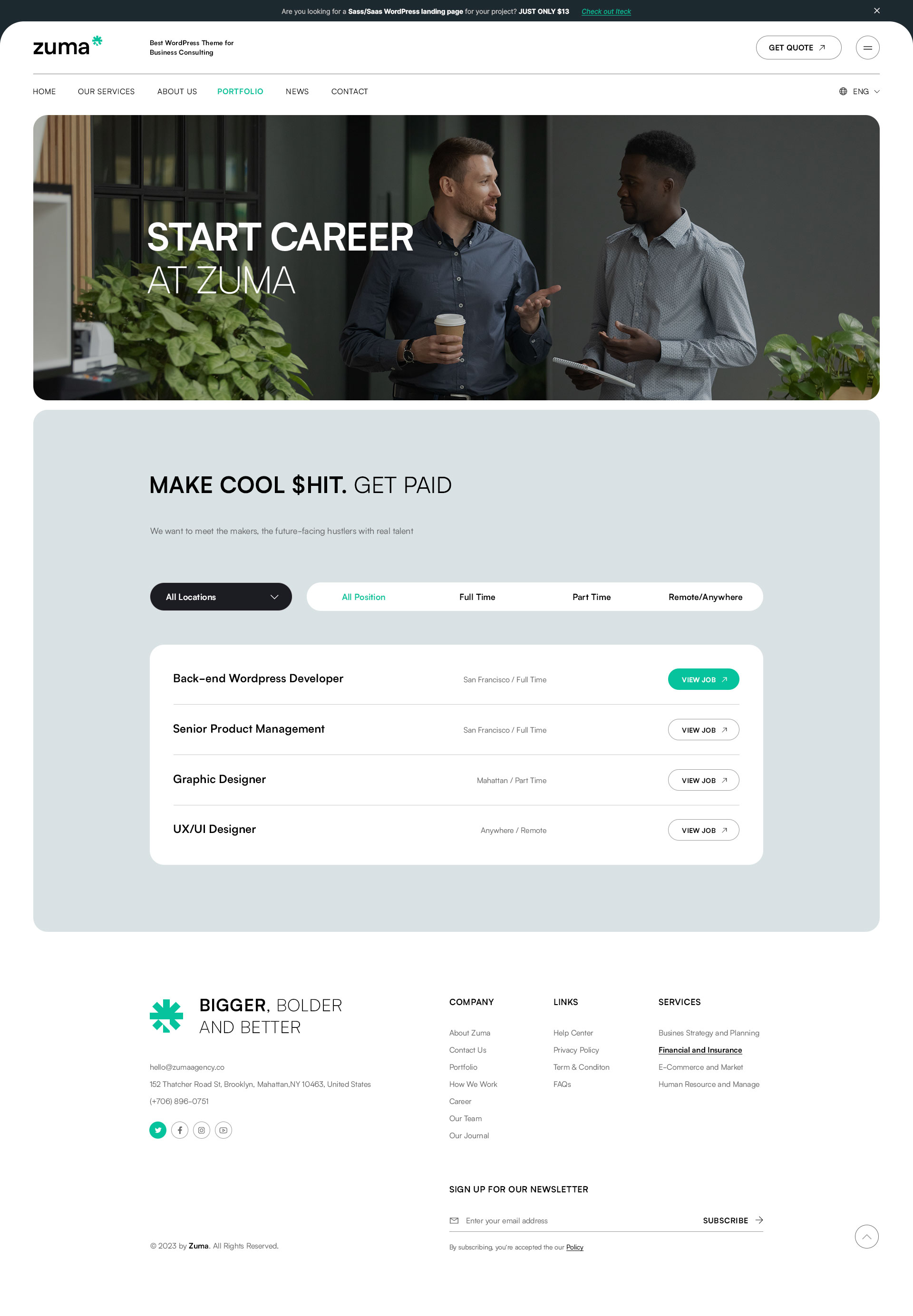 Zuma - Creative & Multipurpose PSD Template by LoganDang | ThemeForest