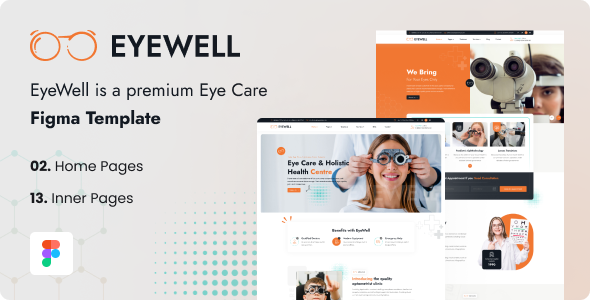 EyeWell – Eye Care Figma Template by wpmessiah | ThemeForest