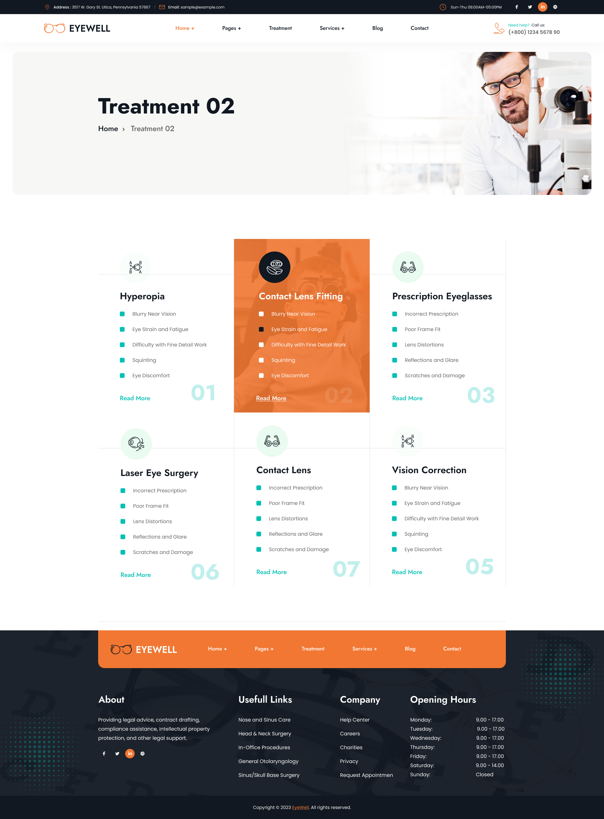 EyeWell – Eye Care Figma Template by wpmessiah | ThemeForest