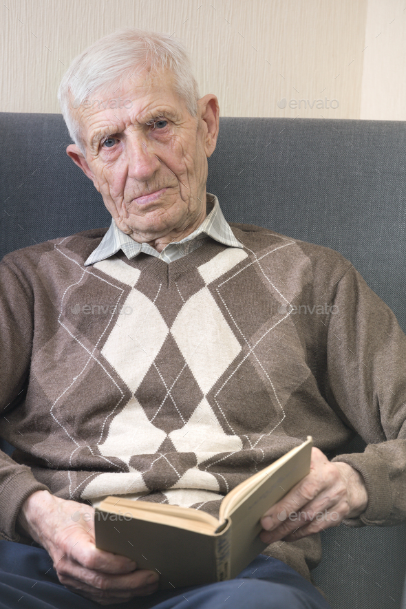 portrait of senior man Stock Photo by azgek | PhotoDune