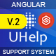 Uhelp - Helpdesk Ticketing System (Angular Version) by SPRUKO | CodeCanyon
