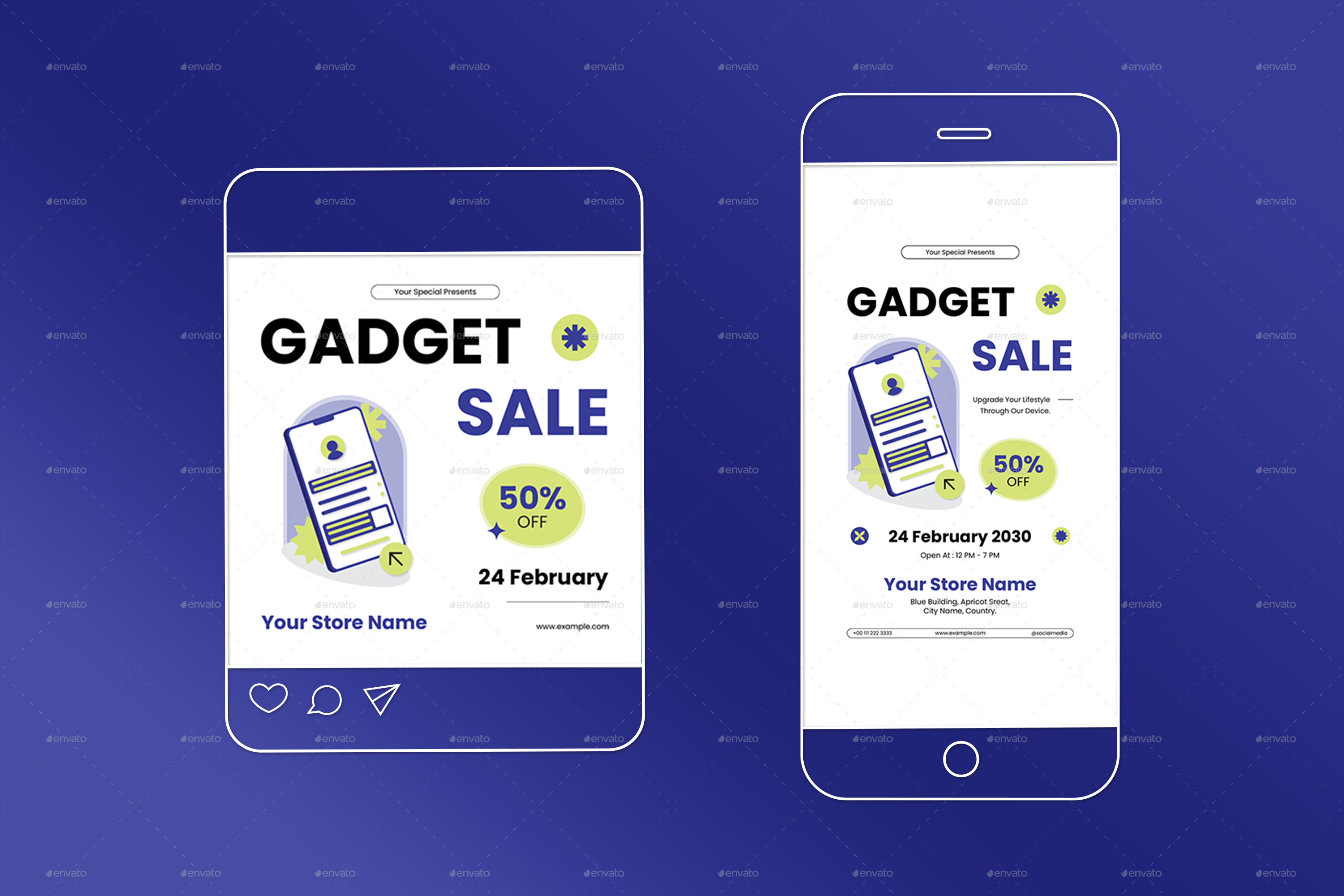 Modern Creative Gadget Sale Flyer Set, Print Templates | GraphicRiver