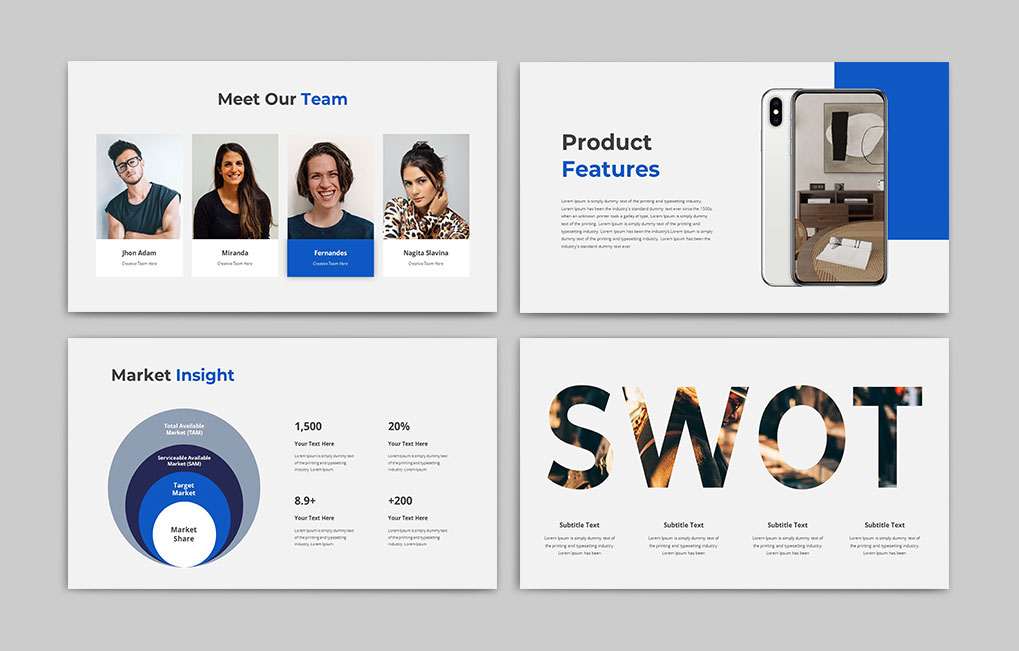 Strategy - Pitch Deck PowerPoint Template, Presentation Templates ...