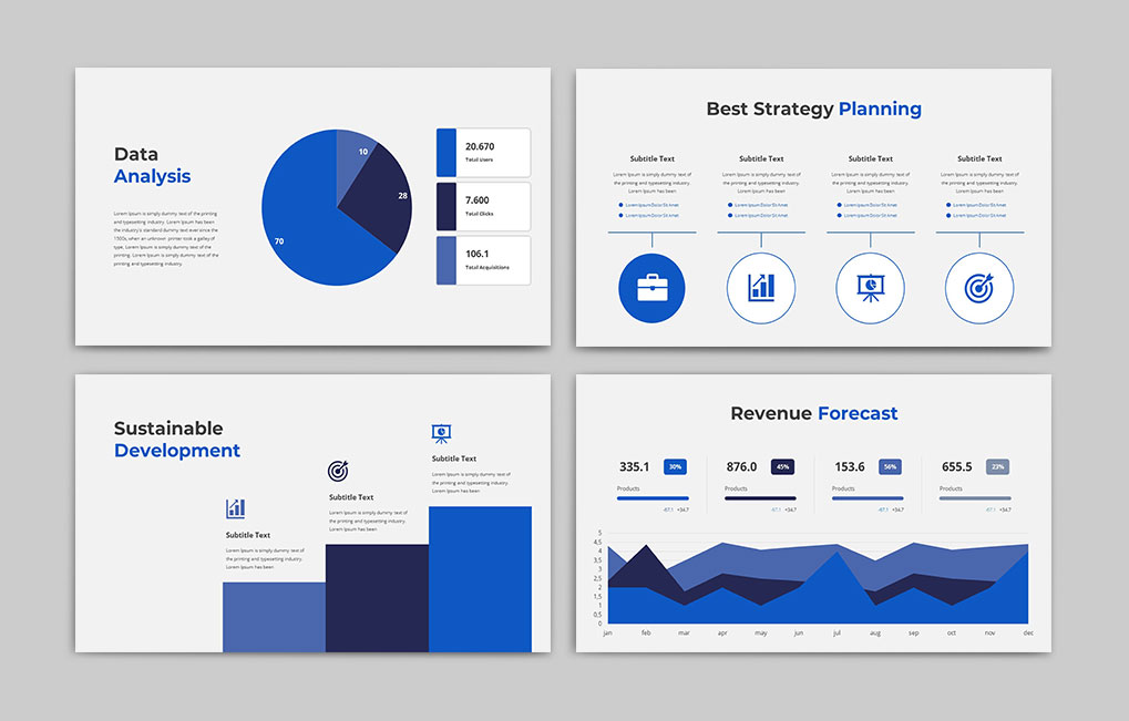 Strategy - Pitch Deck PowerPoint Template, Presentation Templates ...