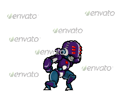 Robot Character Sprites Sheets, Game Assets | GraphicRiver