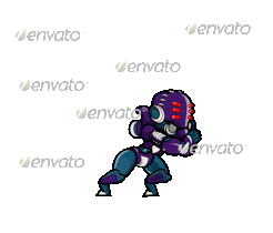 Robot Character Sprites Sheets, Game Assets | GraphicRiver