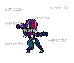 Robot Character Sprites Sheets, Game Assets | GraphicRiver