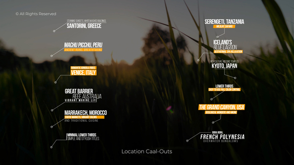 Location Call-Outs | MOGRT, Premiere Pro Templates | VideoHive