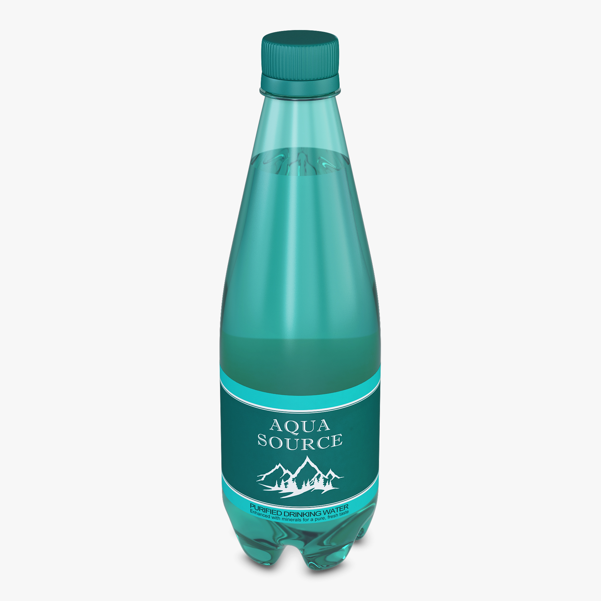 Aqua Source Bottle 450ml Simple M 1 by Zurel | 3DOcean