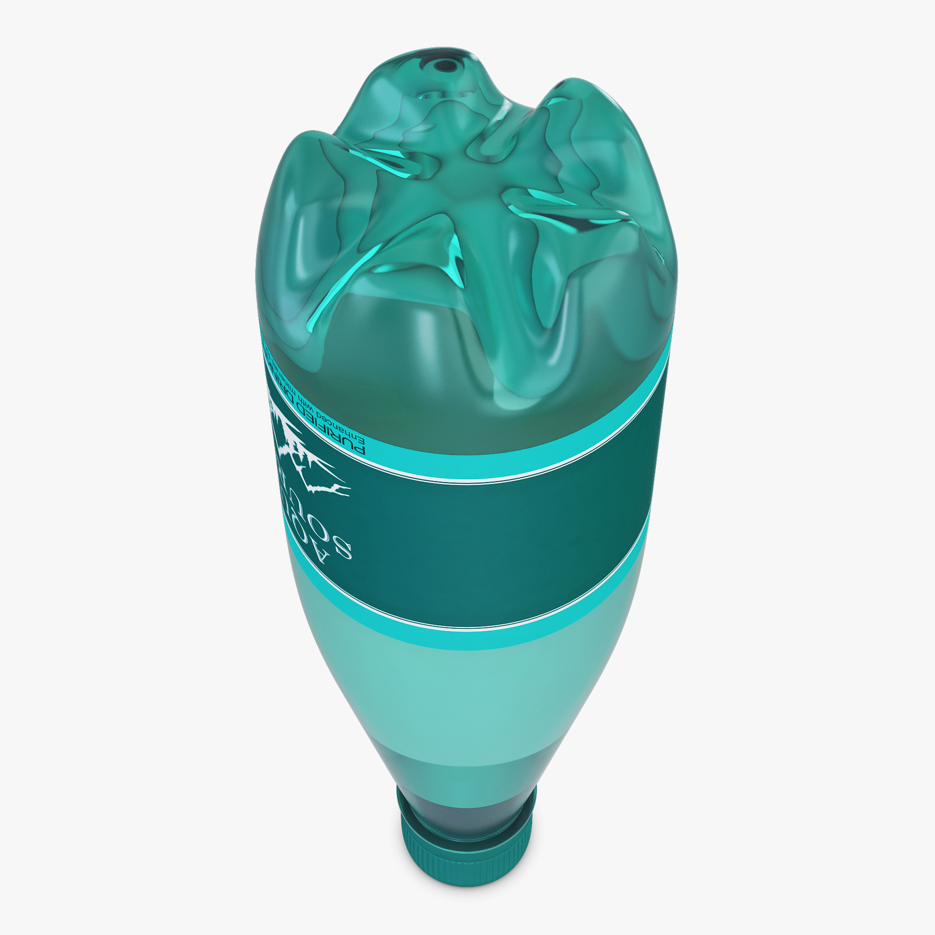 Aqua Source Bottle 450ml Simple M 1 by Zurel | 3DOcean