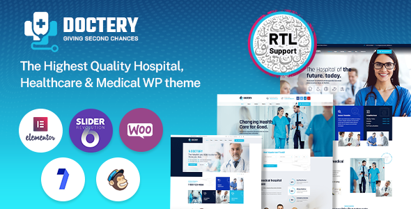 Doctery - Hospital and Healthcare WordPress Theme + RTL by themesion