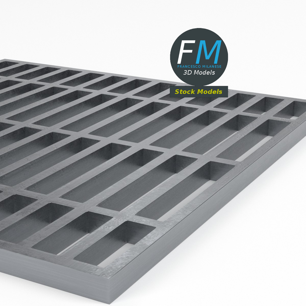 Sewer grate 4 by FrancescoMilanese85 | 3DOcean