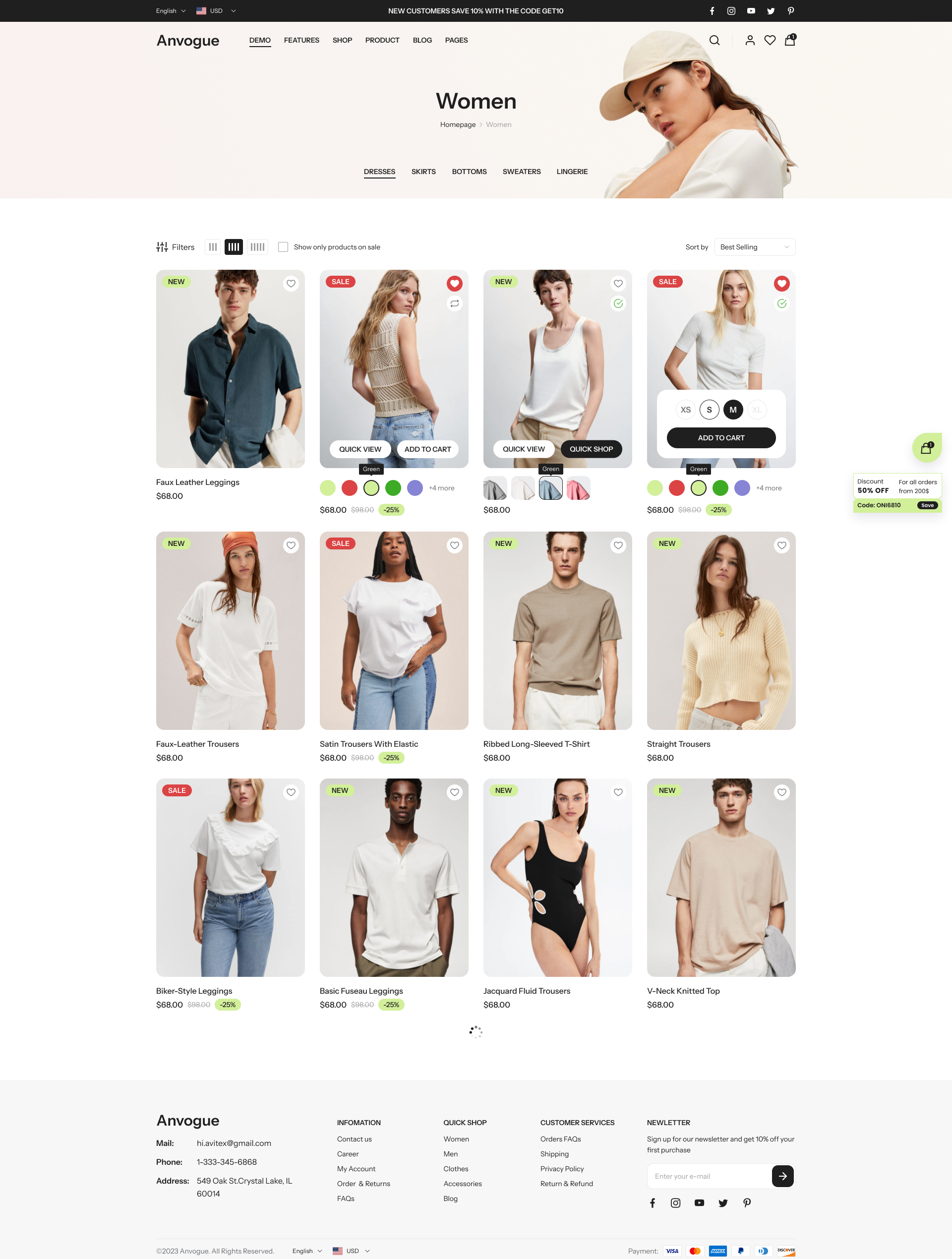 Anvogue - Multipurpose eCommerce Figma Template by Avitex | ThemeForest