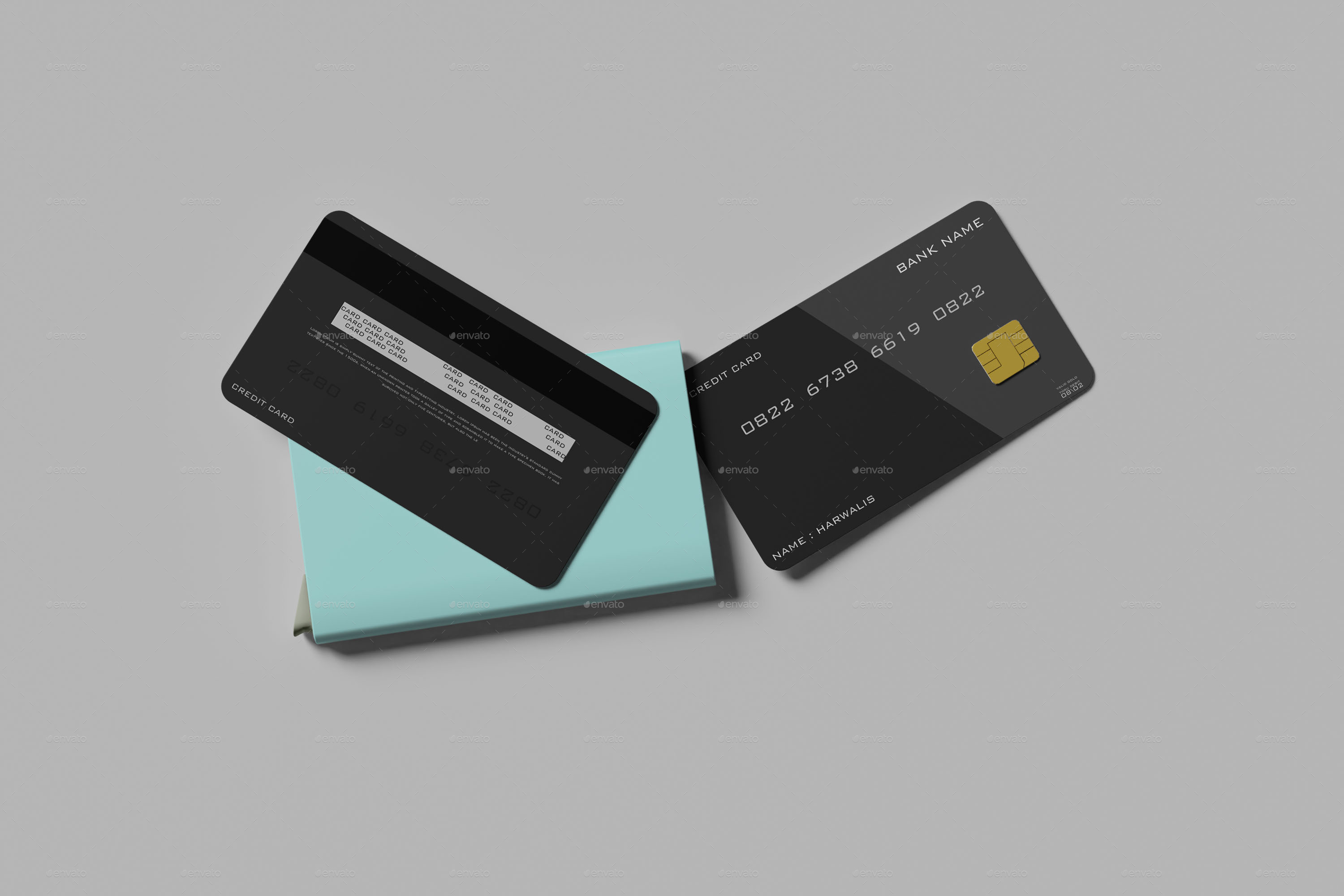 Hordel Credit Card Mockup by walisws84 | GraphicRiver