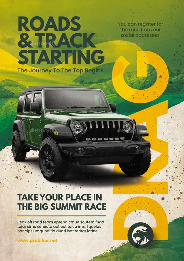 Off Road Flyer Bundle Templates, Print Templates | GraphicRiver