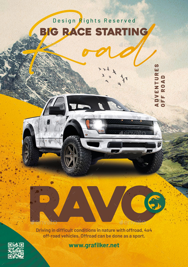 Off Road Flyer Bundle Templates, Print Templates | GraphicRiver