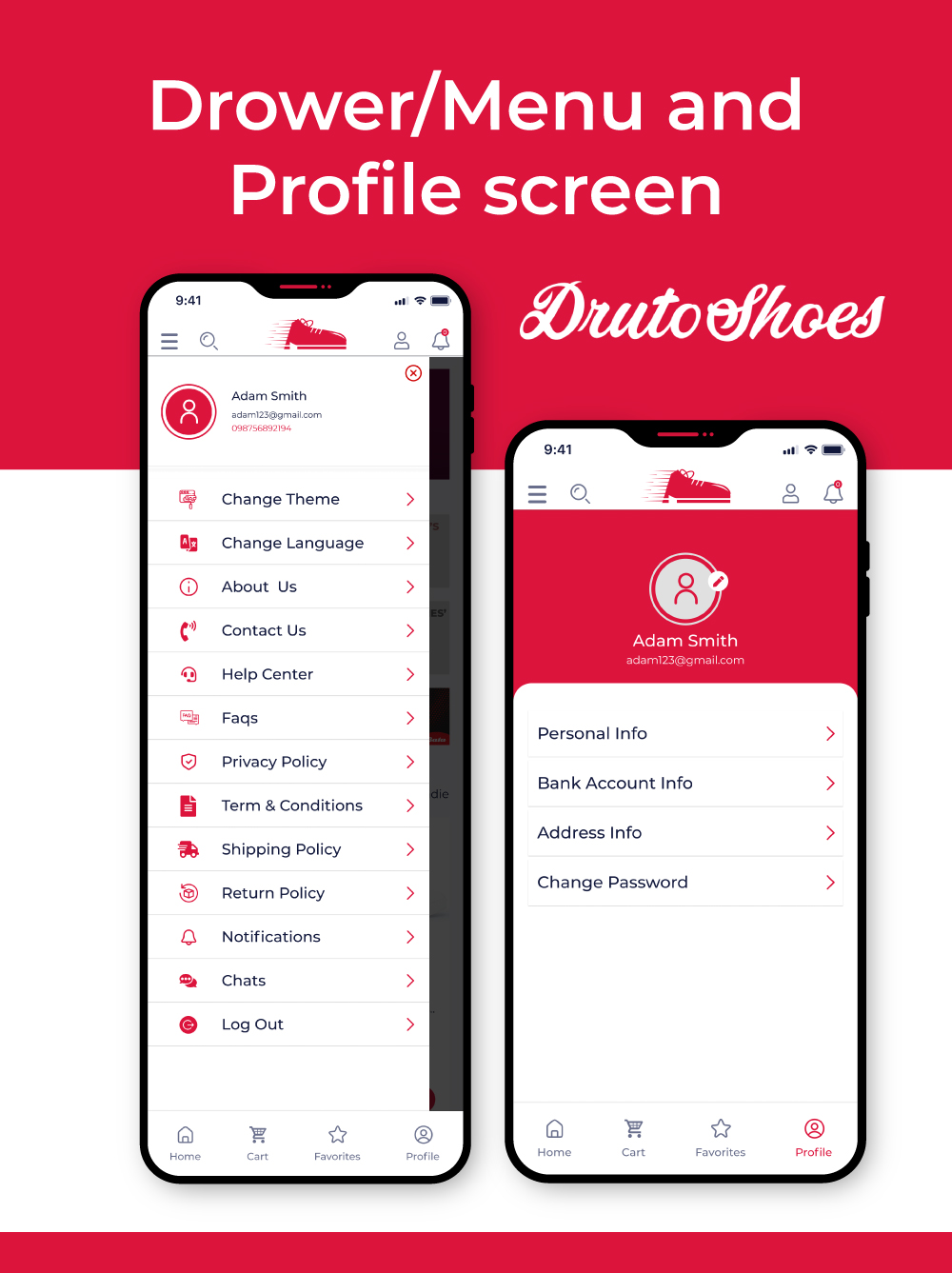 Druto Multi-purpose shoes, cloth Ecommerce full android and iOS app with Laravel admin panel by ...