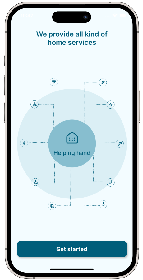 Home Service Finder App Template in iOS Swift | HelpingHand | Multi ...