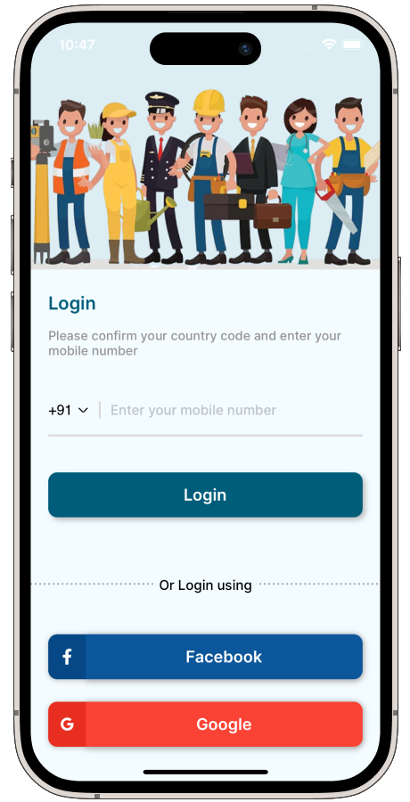Home Service Finder App Template in iOS Swift | HelpingHand | Multi ...