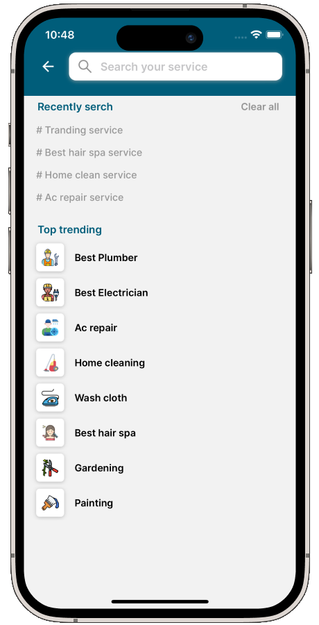 Home Service Finder App Template in iOS Swift | HelpingHand | Multi ...