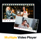 Multi Screen Video Player - Multi Screen View Player - Admob - Android App by Vayu_Android