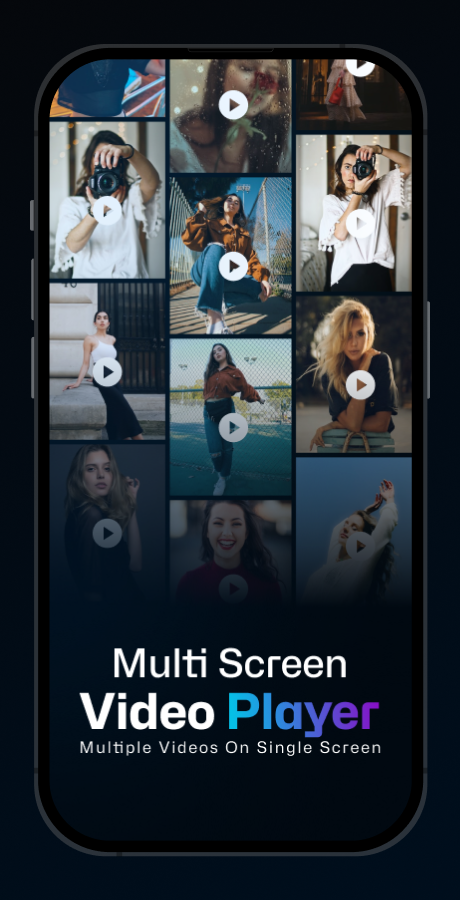 Multi Screen Video Player - Multi Screen View Player - Admob - Android App by Vayu_Android