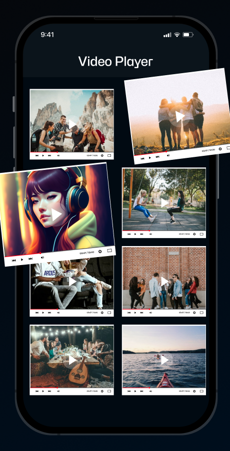 Multi Screen Video Player - Multi Screen View Player - Admob - Android App by Vayu_Android