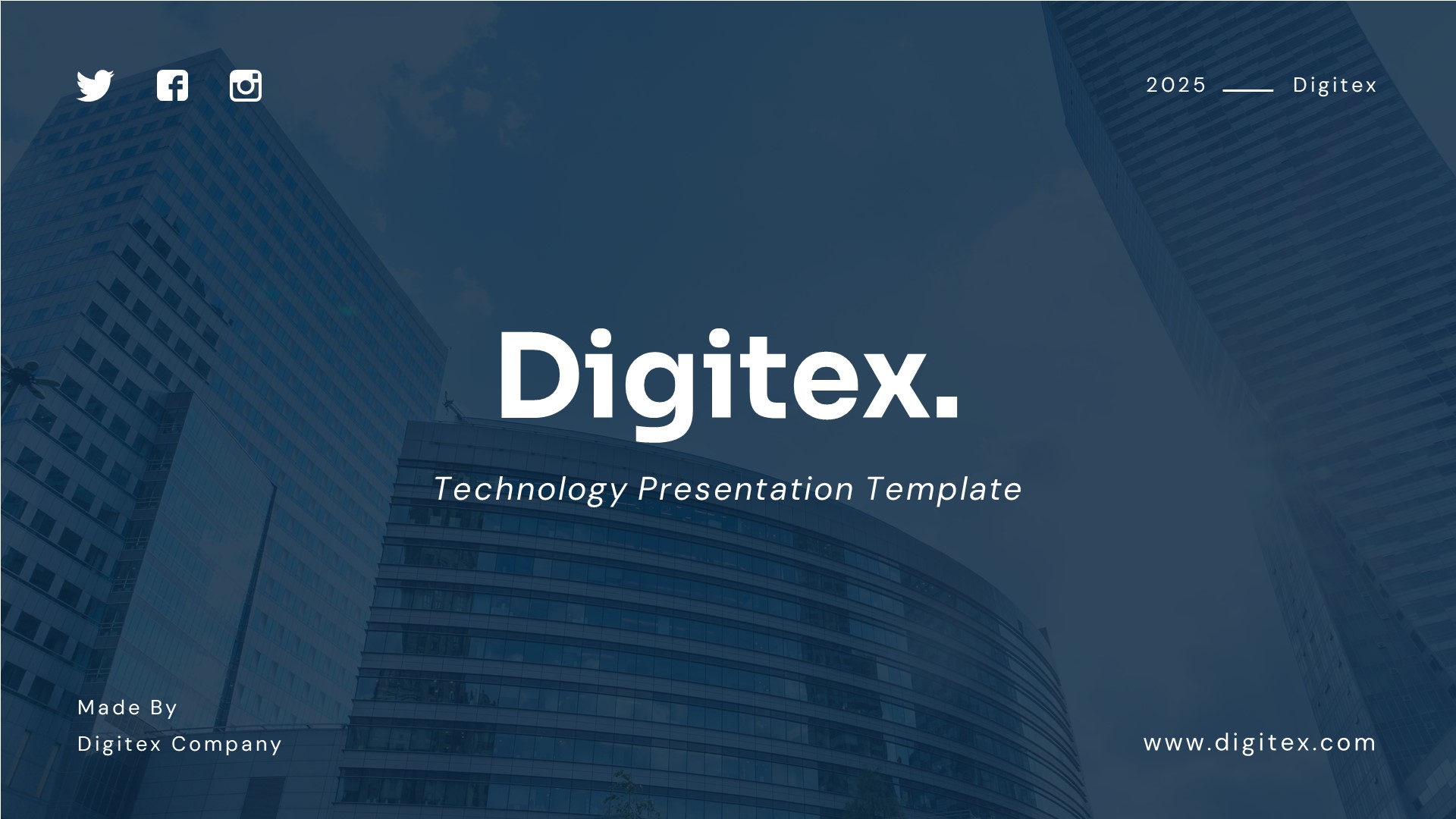 Digitex - Technology PowerPoint Template, Presentation Templates ...