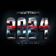 2024 Text Effect For Happy New Year, Add-ons | GraphicRiver