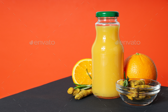 Concept of healthy drink - ginger turmeric liquid Stock Photo by ...
