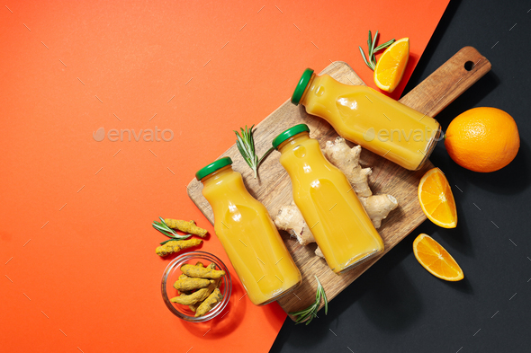 Concept of healthy drink - ginger turmeric liquid Stock Photo by ...