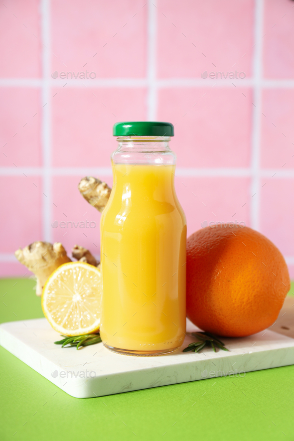 Concept of healthy liquid - ginger turmeric drink Stock Photo by ...