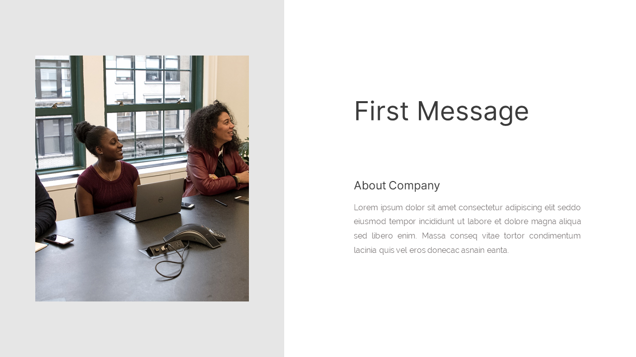 Simultan - Minimal Business Google Slides Template, Presentation Templates