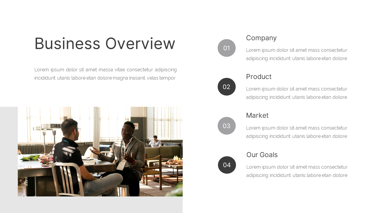 Simultan - Minimal Business Google Slides Template, Presentation Templates
