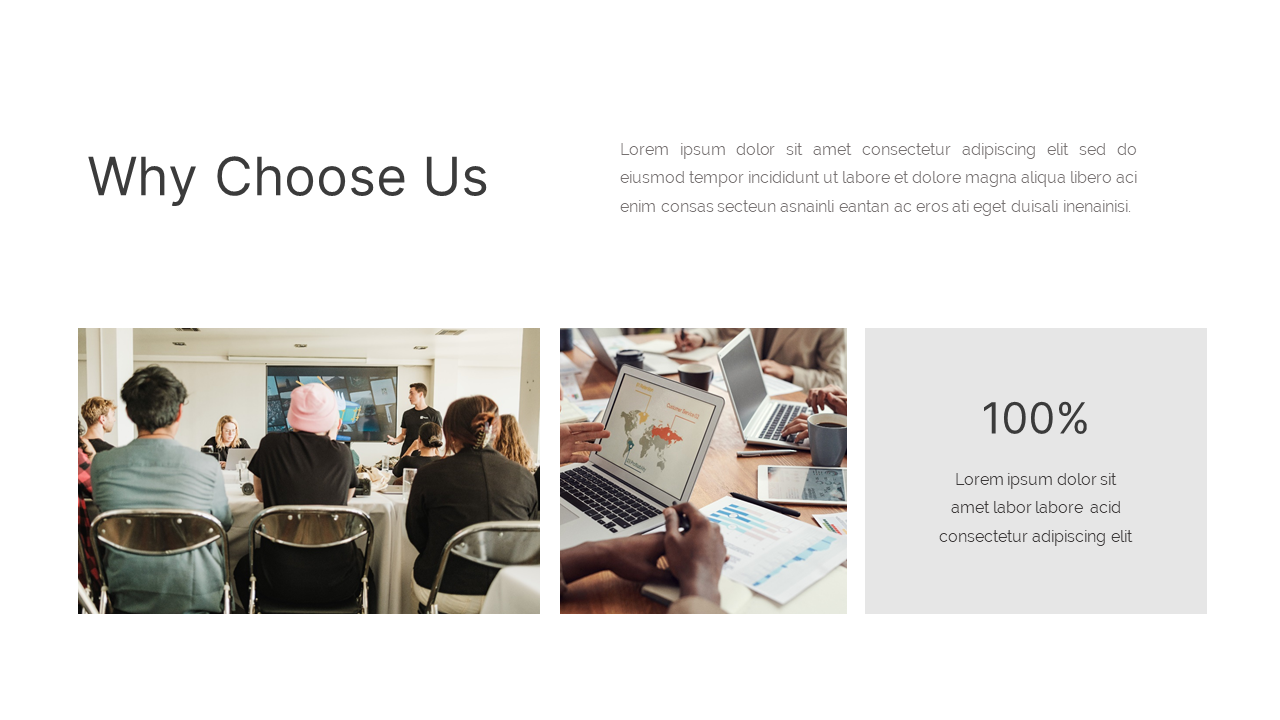 Simultan - Minimal Business Google Slides Template, Presentation Templates