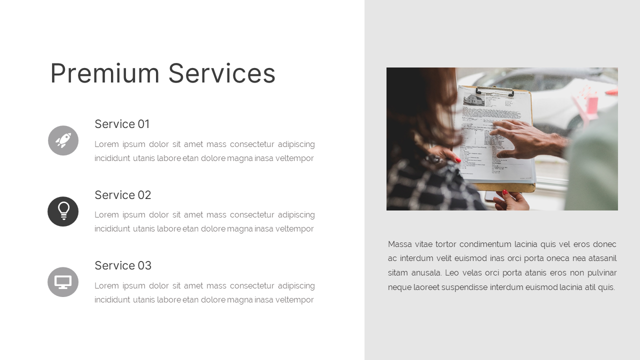 Simultan - Minimal Business Google Slides Template, Presentation Templates