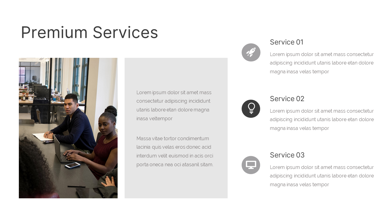 Simultan - Minimal Business Google Slides Template, Presentation Templates