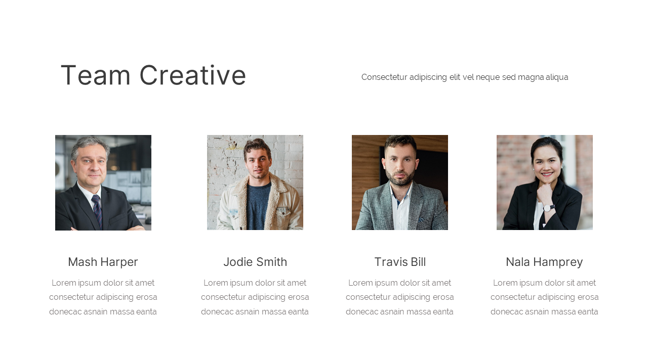 Simultan - Minimal Business Google Slides Template, Presentation Templates