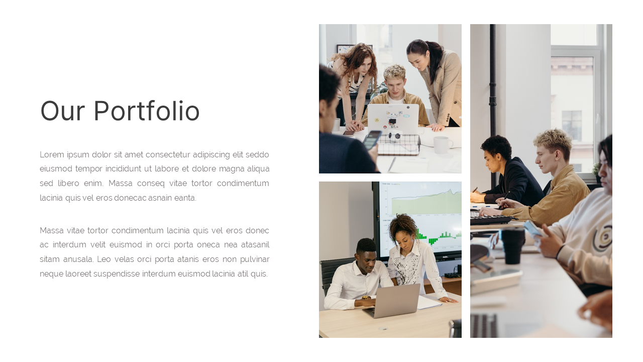 Simultan - Minimal Business Google Slides Template, Presentation Templates