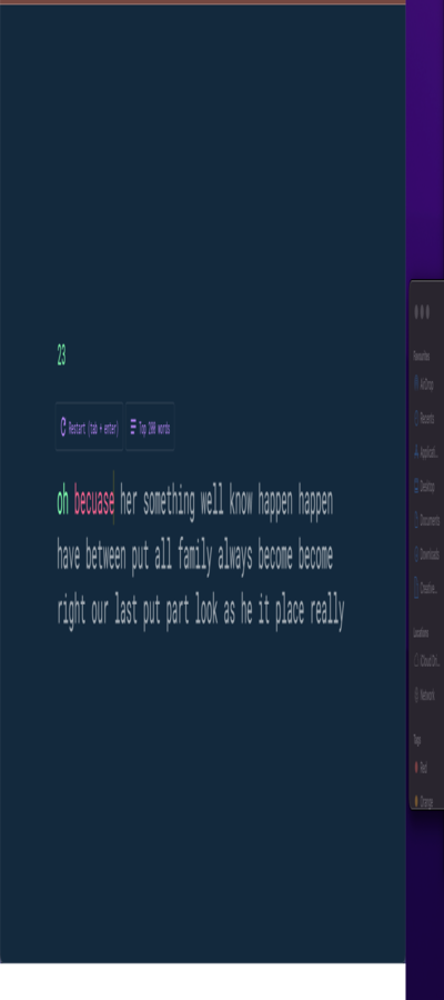 Flutter Keyboard Typing Test by awaisdev5765 | CodeCanyon