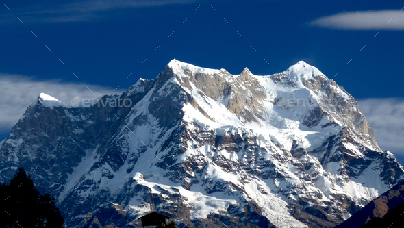 Mount Chaukhamba Stock Photo by gverma7 | PhotoDune