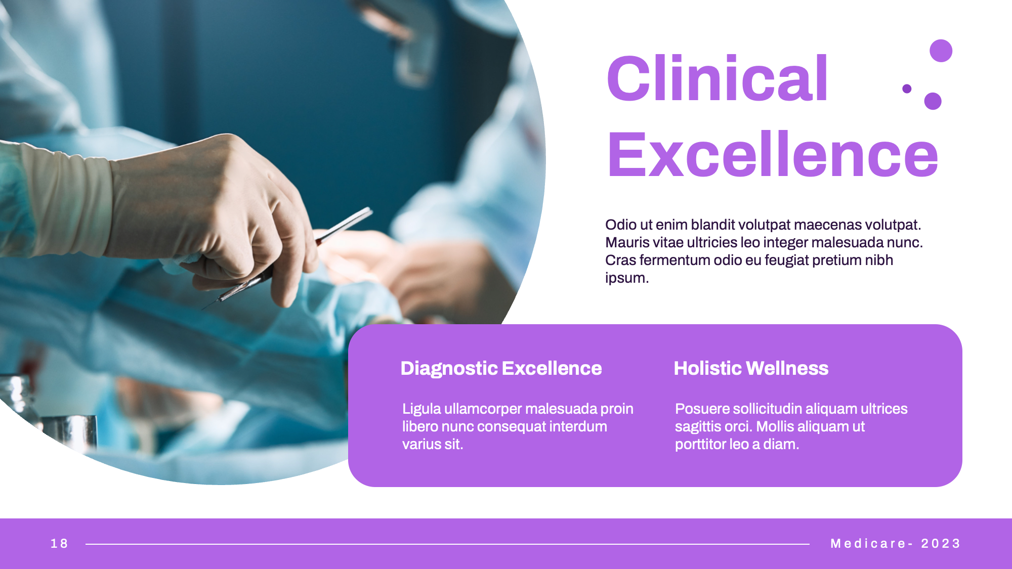 Medicare - Medical PowerPoint Design Template, Presentation Templates