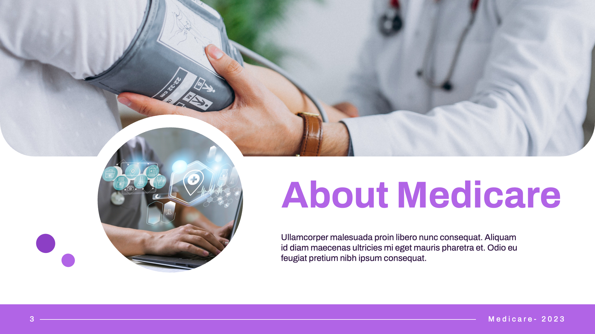 Medicare - Medical PowerPoint Design Template, Presentation Templates