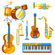 Set of Musical Instruments, Vectors | GraphicRiver