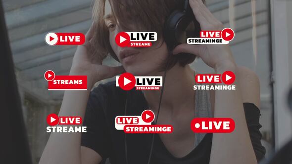 Live Streaming Titles | MOGRT, Premiere Pro Templates | VideoHive