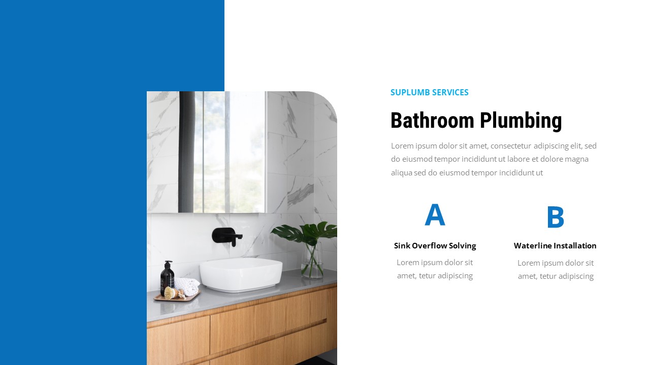Suplumb - Plumbing & Repair Services PowerPoint Template, Presentation ...